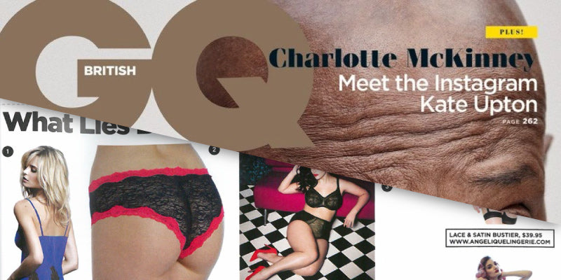 What Lies Beneath... Dare To Bare!, published in GQ Dec 2015—featuring Alexina, Luxury Lingerie ...