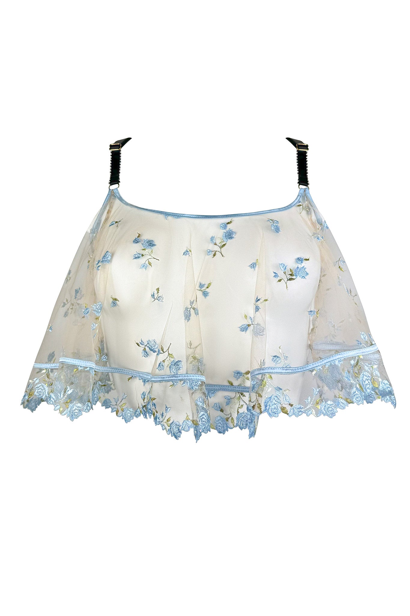 Charlotte Ciel—Serene Blue Lingerie Set by Edge o' Beyond, UK