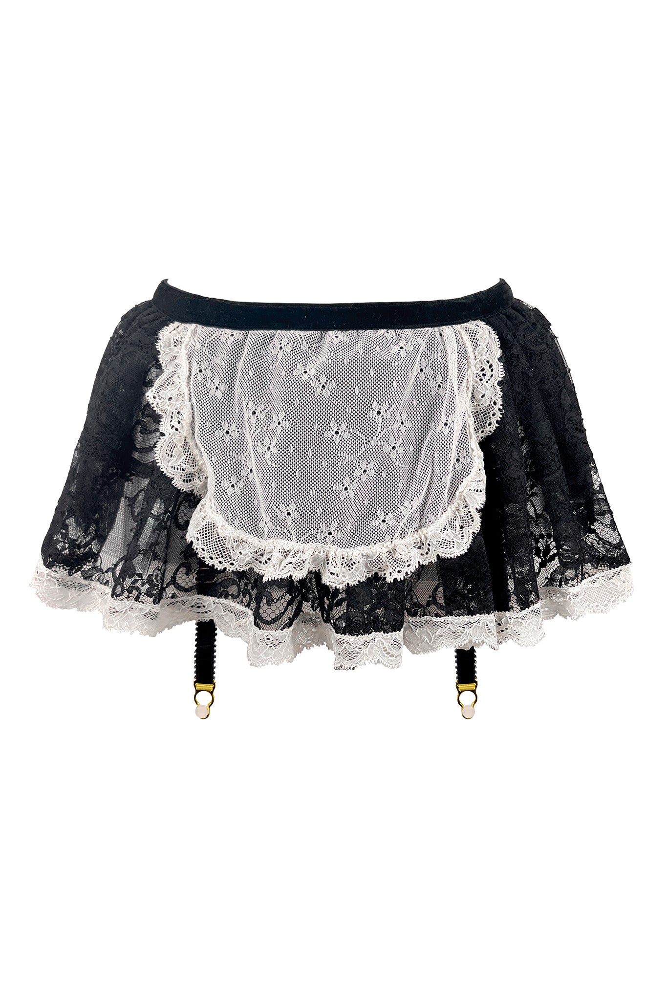 French Maid Skirted Suspender | Halloween Costume Seductive + Spooky ...