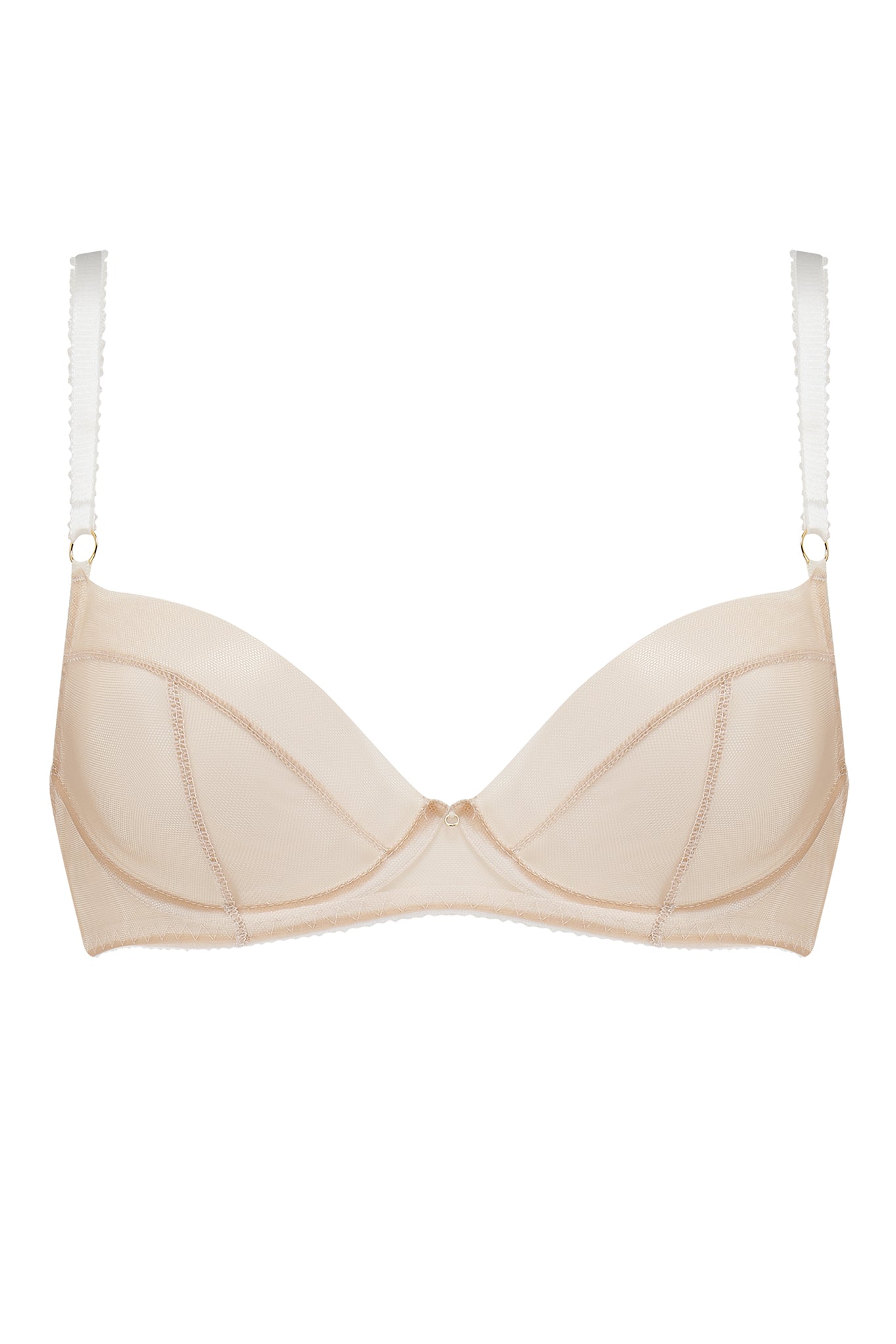 Marinette Ivory Bra | Everyday Luxury Lingerie—Sheer + Seductive ...