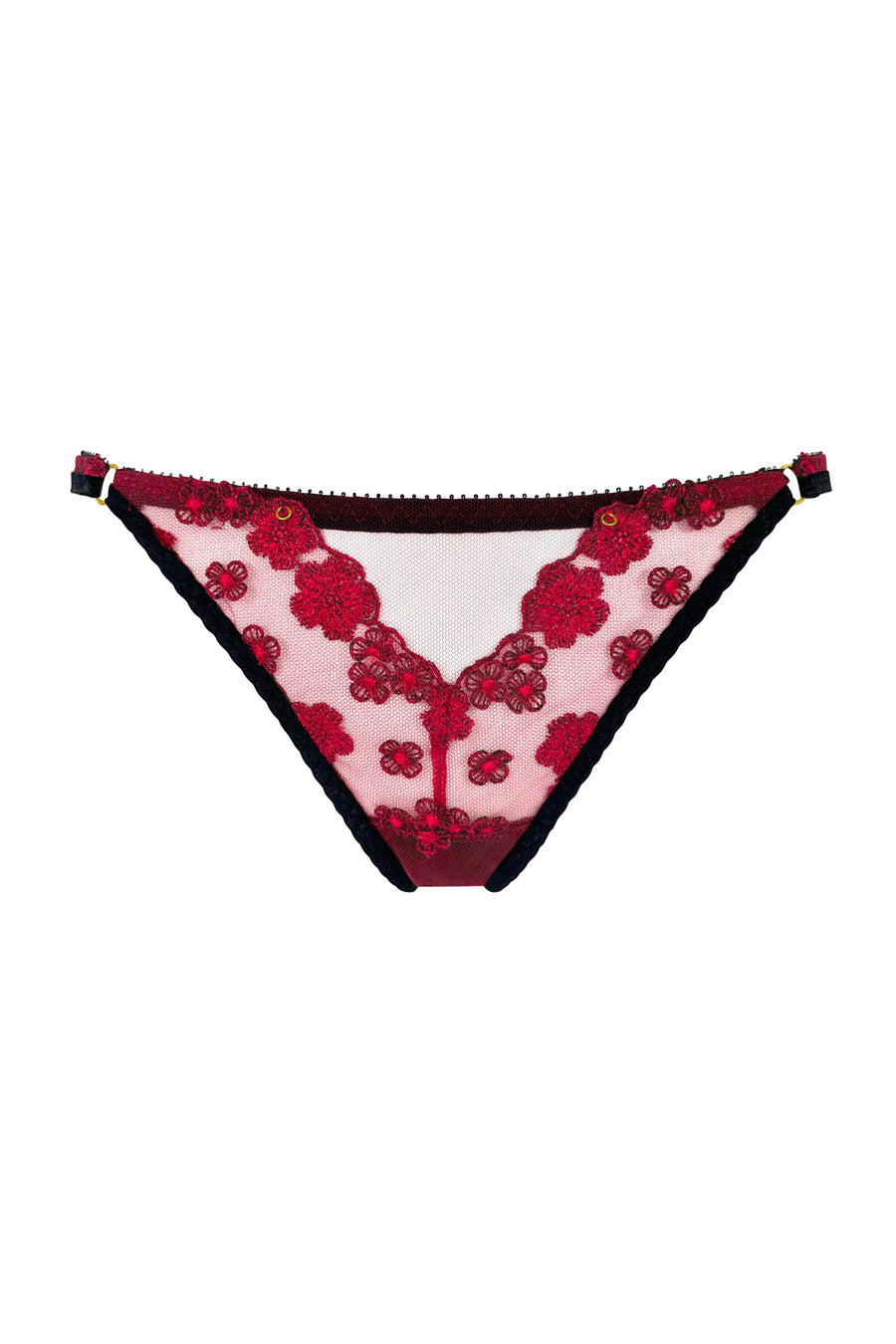 Sheree Red Lingerie Collection | Luxury Floral Embroidery Lingerie by ...