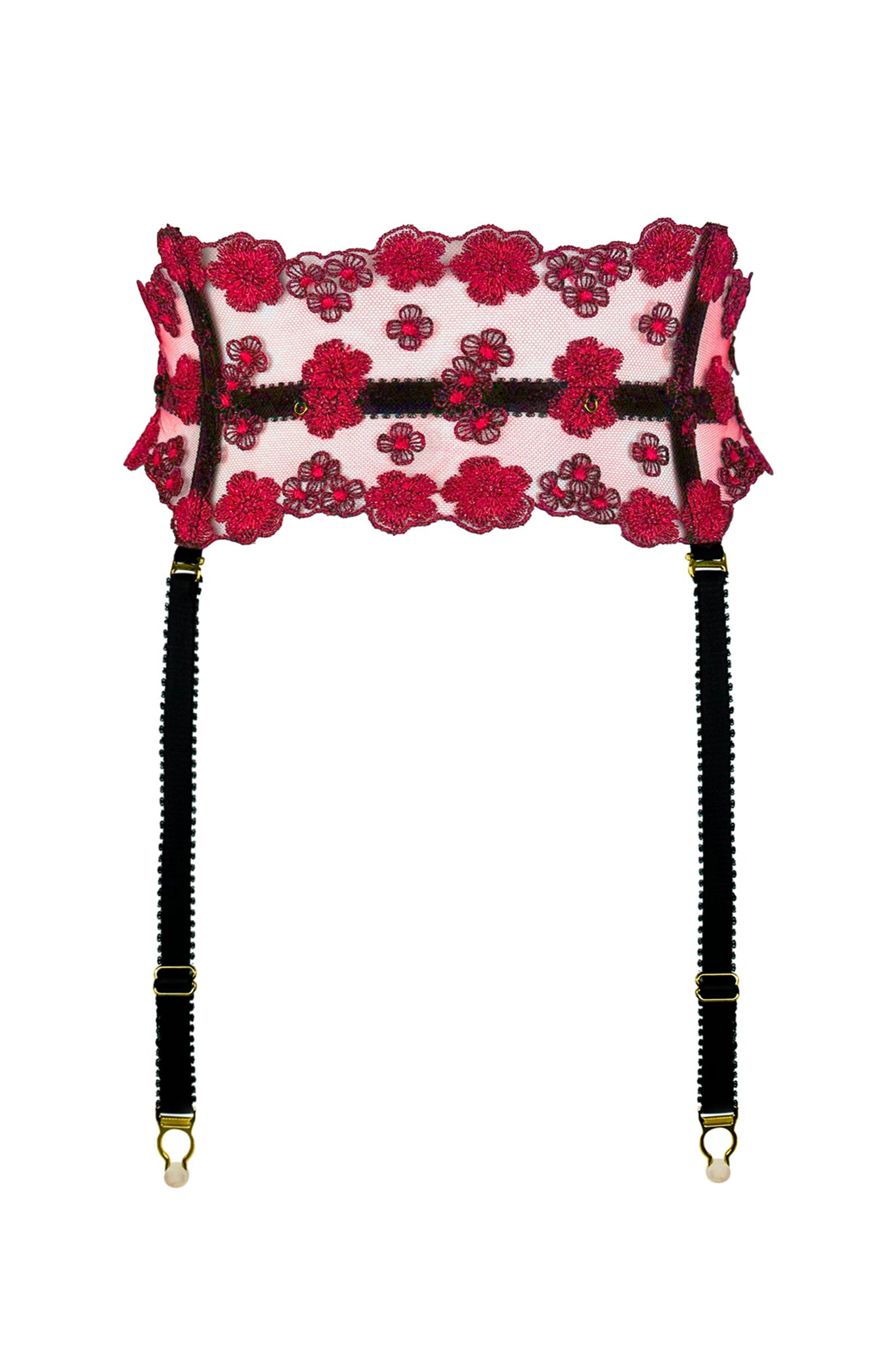 Sheree Red Lingerie Collection | Luxury Floral Embroidery Lingerie by ...