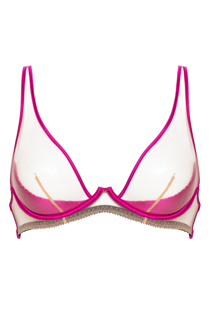 Barbie Fuchsia Bra | Luxury Lingerie + Gifts—Edge o' Beyond, UK