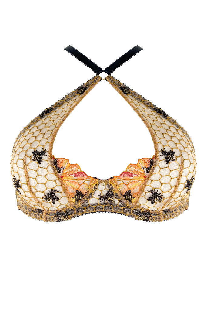 Sian High Neck Bra | Luxury Lingerie + Gifts—Edge o' Beyond, UK