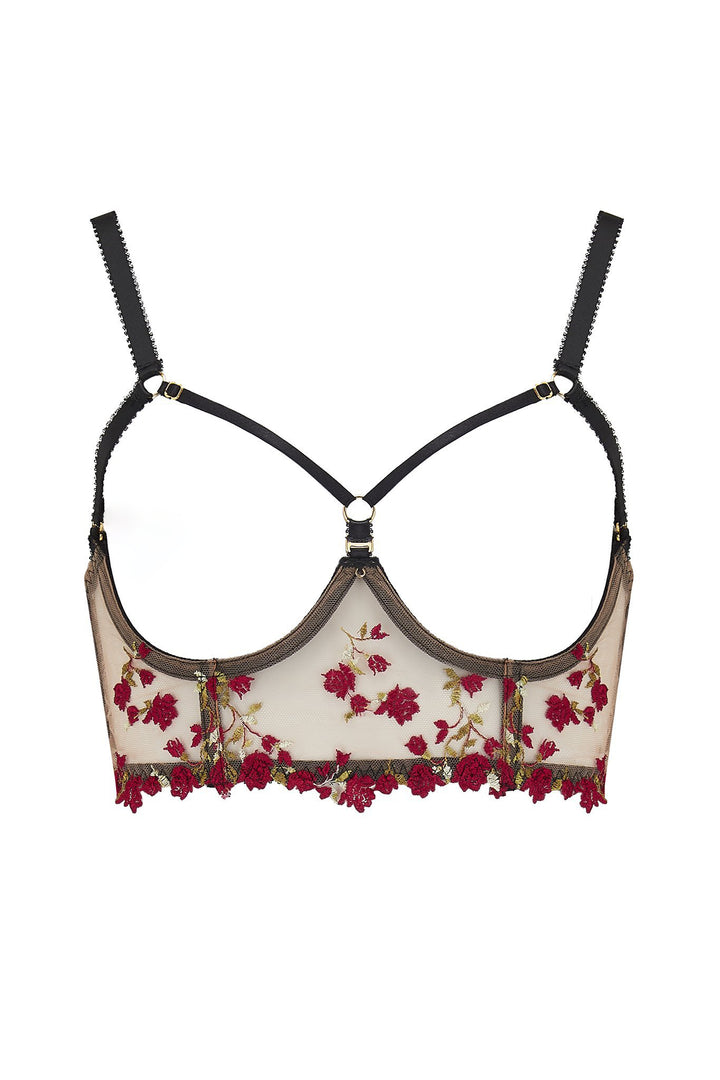 Charlotte Illusion Bra | Luxury Lingerie + Gifts—Edge o' Beyond, UK