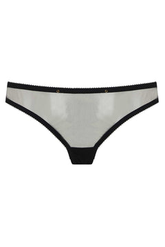 Marinette Black Cupless Basque | Everyday Luxury Lingerie—Sheer ...